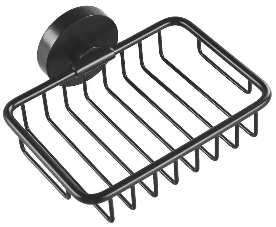 Sapho, X-ROUND BLACK mýdlenka, 140x55x125mm, černý, XR801B