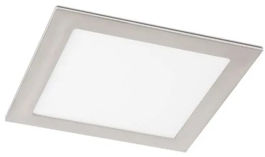 RED - DESIGN RENDL 12126 SLENDER SQ 22 zápustná černý chrom 230V LED 18W 3000K