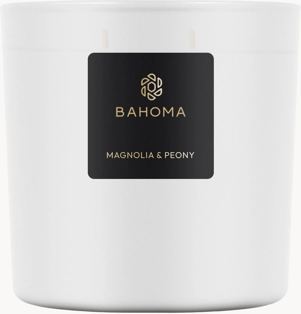 Vonná svíčka Magnolia & Peony (mořská, citrusová, zelená)
