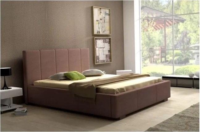 Nábytek Elegance Čalouněná postel HERMES s úložným prostorem pro matraci 140/200 cm