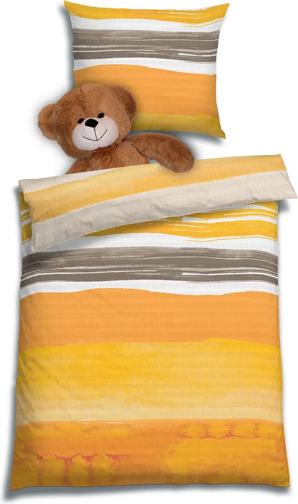 XXXLutz POVLEČENÍ, krep, oranžová, 100/135 cm Florella - Povlečení - 004388012101