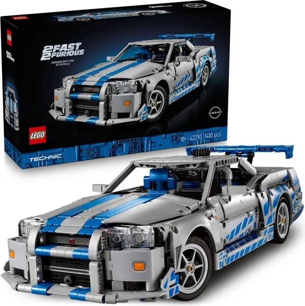 LEGO Technic 42210 2 Fast 2 Furious Auto Nissan Skyline GT-R (R34)