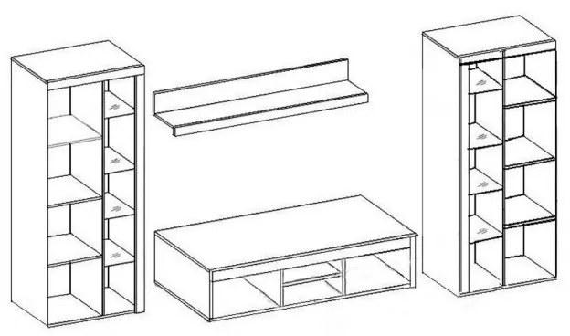 Obývací stěna VIOLA XL