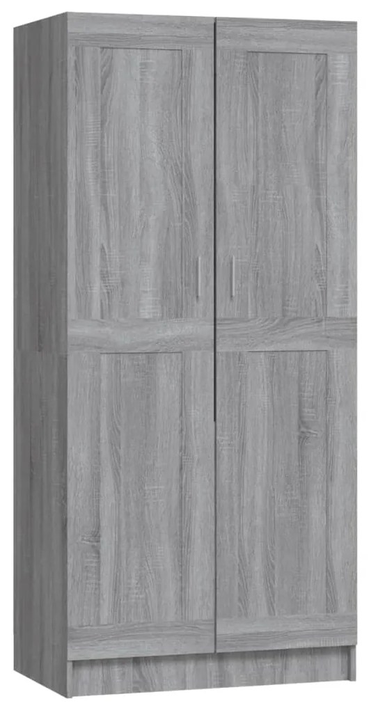 Šatní skříň šedá sonoma 82,5 x 51,5 x 180 cm kompozitní dřevo - Default Title