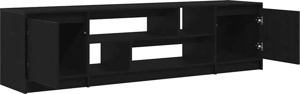 TV skříňka Černý dub 188,5x41x50 cm kompozitní dřevo 3328418