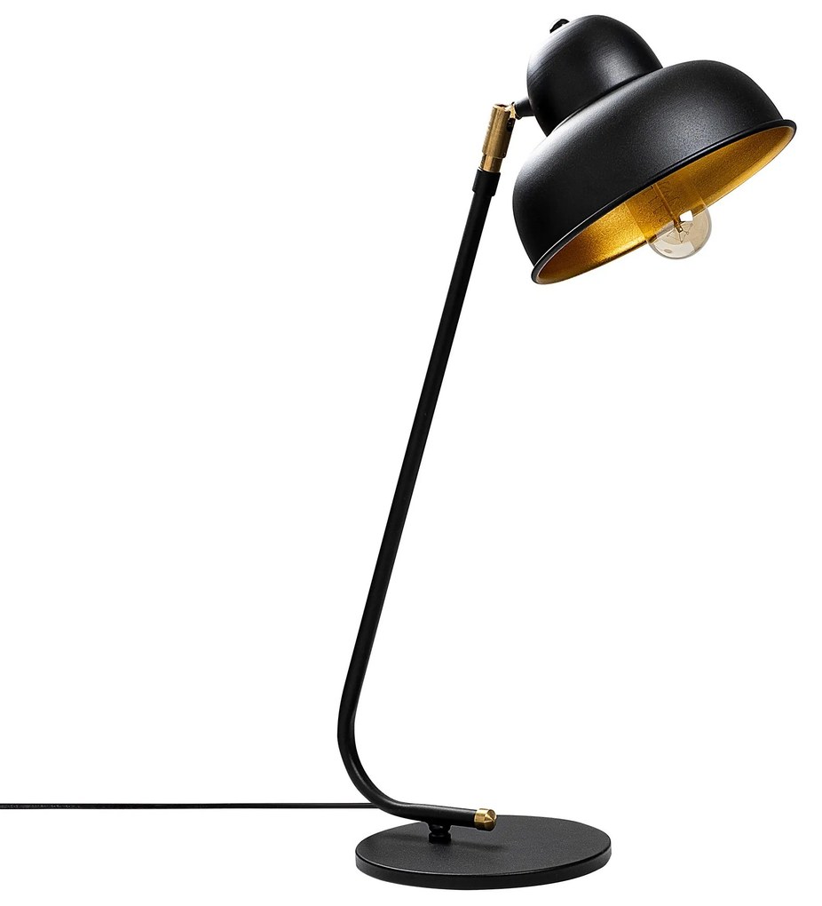 Opviq Stolní lampa Berceste - 180BLACK-ML, Černá