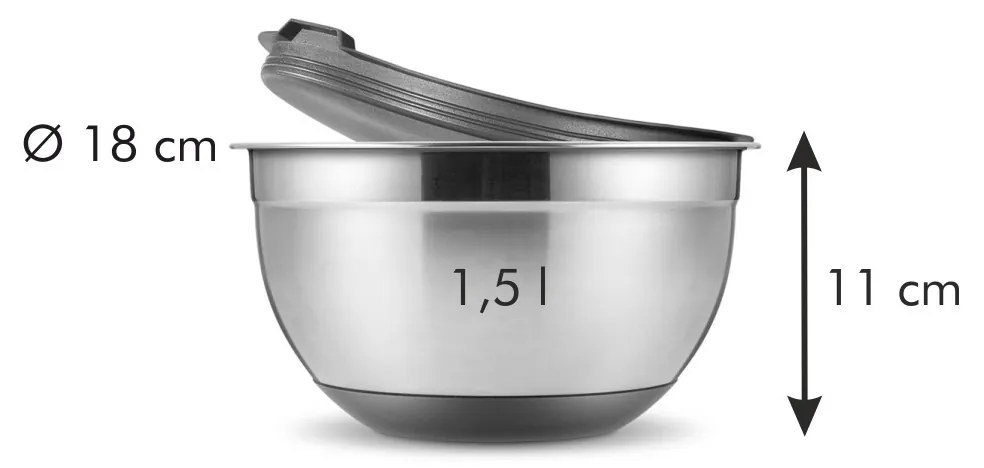 TESCOMA Mísa s víkem GrandCHEF ø 16 cm, 1,5 l