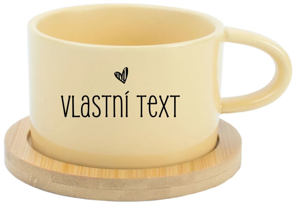 Vlastní text na keramický hrníček - Makronka