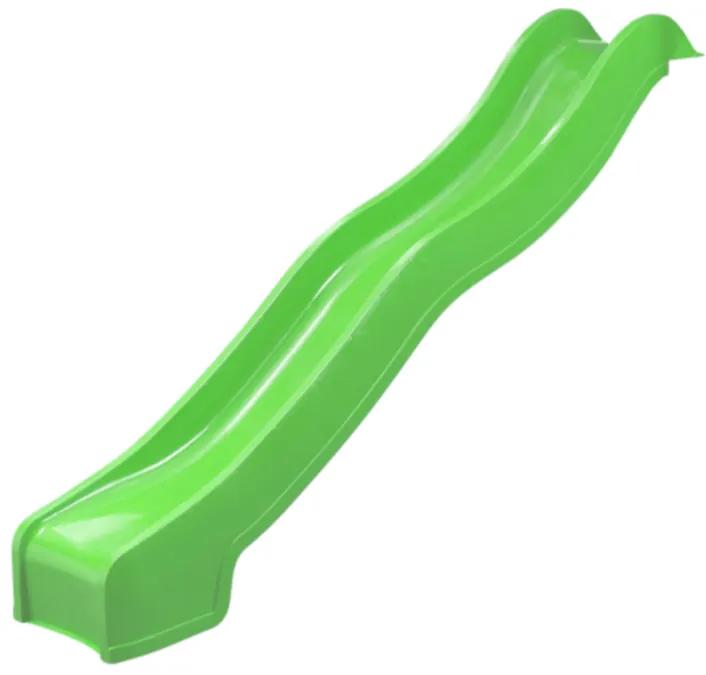 Skluzavka s přípojkou na vodu zelená 3,0m