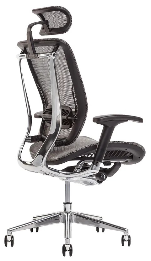 Office Pro Kancelářská ergonomická židle Office Pro LACERTA — více barev, nosnost 150 kg Černá