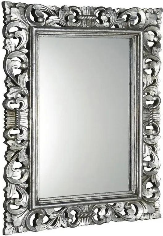 SCULE zrcadlo v rámu, 70x100cm, stříbrná (IN156) SAPHO