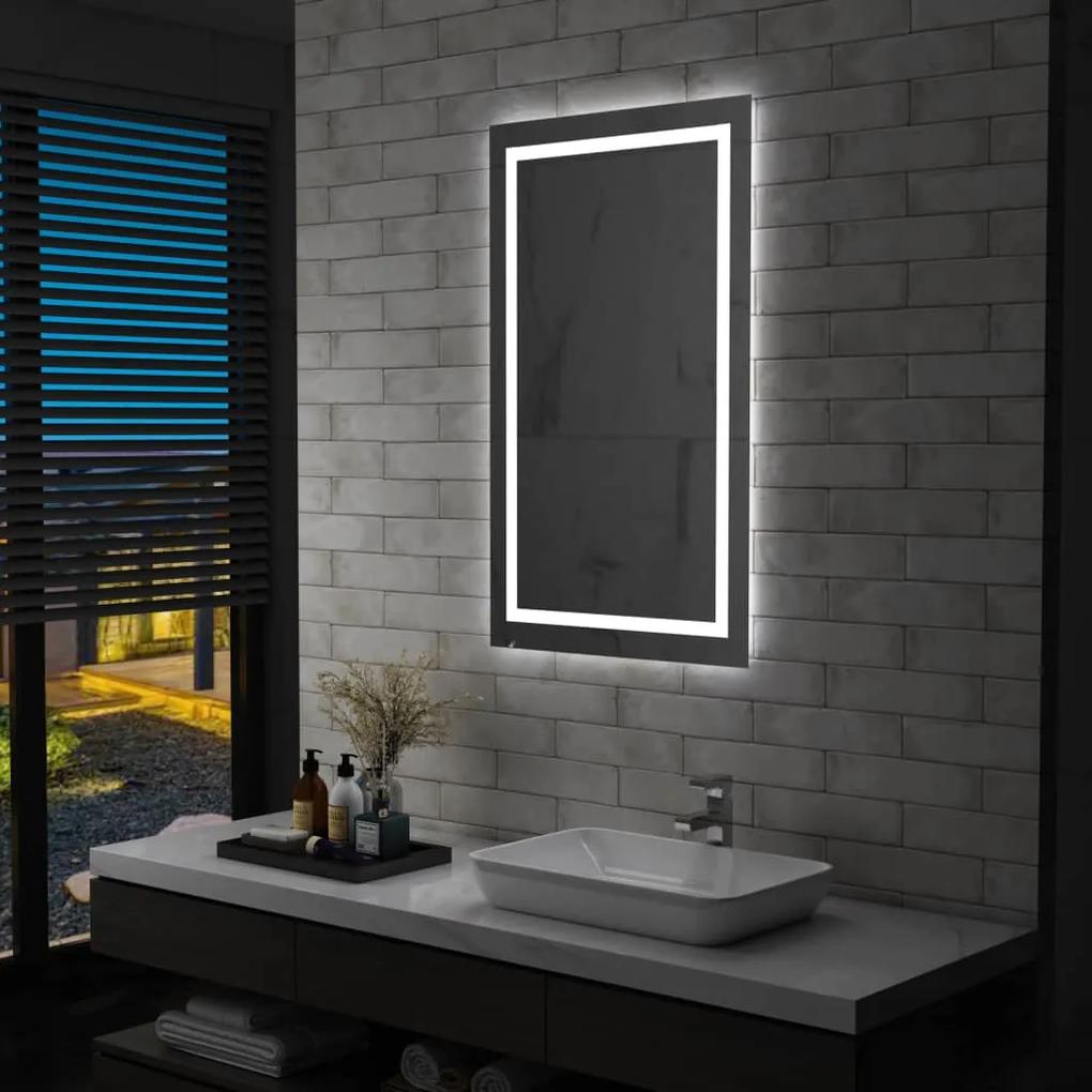 Koupelnové zrcadlo s LED světly a dotykovým senzorem 60x100 cm - Default Title