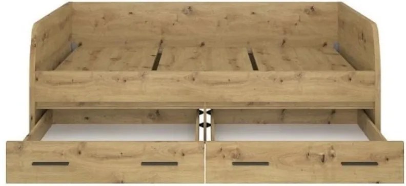 Postel 2S AIRON 90x200, dub artisan Kondela 0000374712