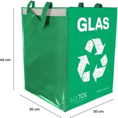 SIXTOL SORT EASY 3 BASIC DE 3 x 36 l / Tašky na tříděný odpad / 30x30x