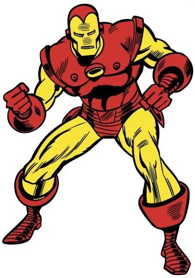 Samolepky na zeď - nálepky Iron man