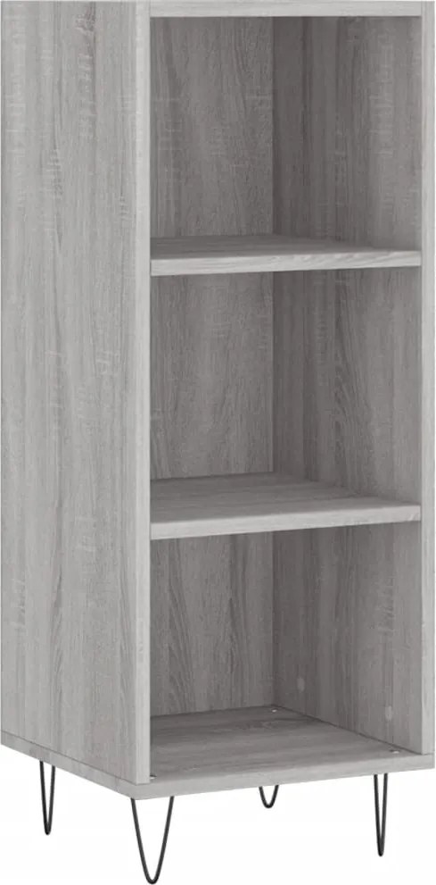 Skříň highboard šedá sonoma 34,5 x 34 x 180 cm kompozitní dřevo 3199015