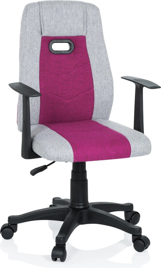 XXXLutz OTOČNÁ ŽIDLE PRO MLÁDEŽ, šedá, pink MID.YOU - Online Only psací stoly & židle - 001918001501