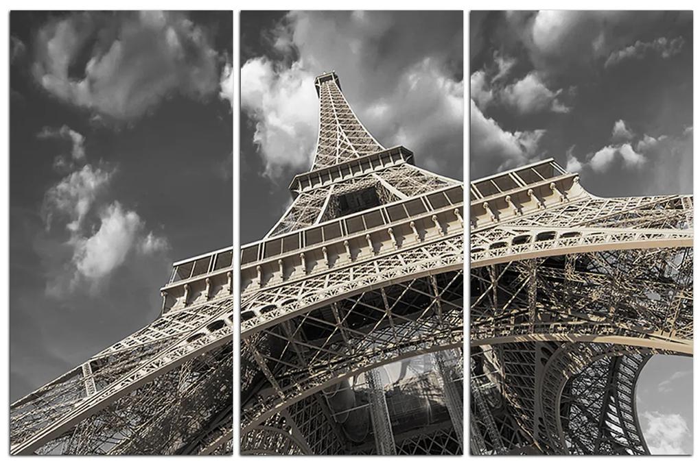 Obraz na plátně - Eiffelova věž - pohled zezdola 135FB (90x60 cm  )