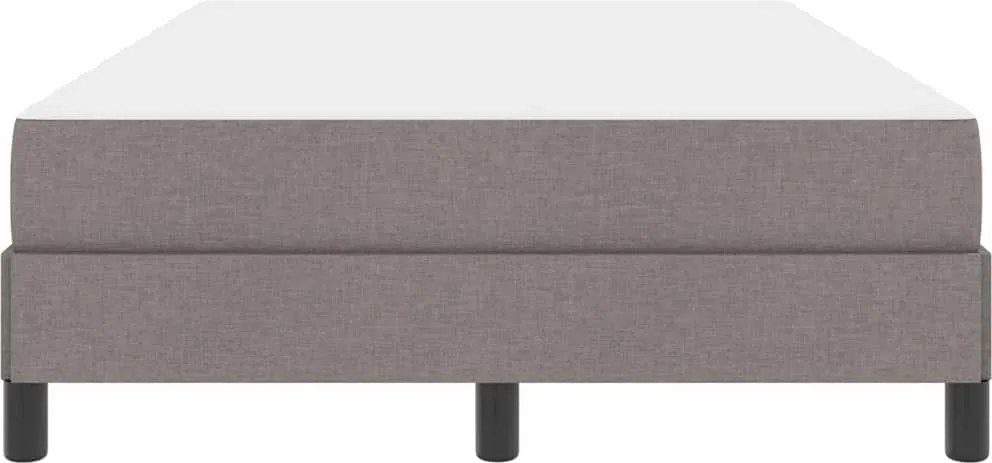 Postel s boxspringem Taupe 120 x 190 cm textil 3398476