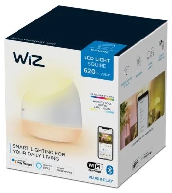 WiZ - LED RGBW Stmívatelná stolní lampa SQUIRE LED/9W/230V 2200-6500K Wi-Fi
