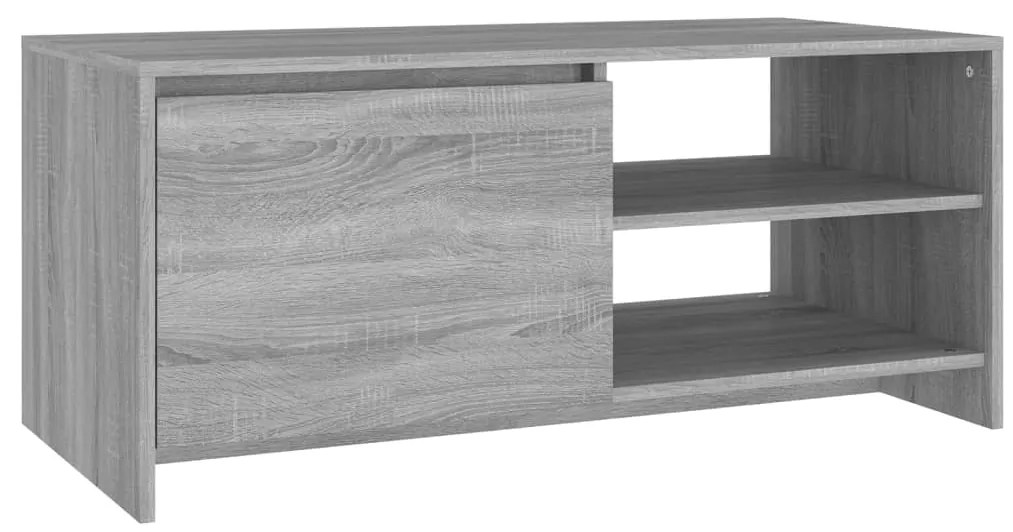 Konferenční stolek šedý sonoma 102x50x45 cm kompozitní dřevo - Default Title