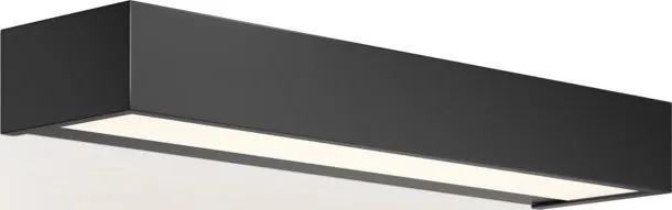 Nástěnná lampa Box LED 40 cm černá matná