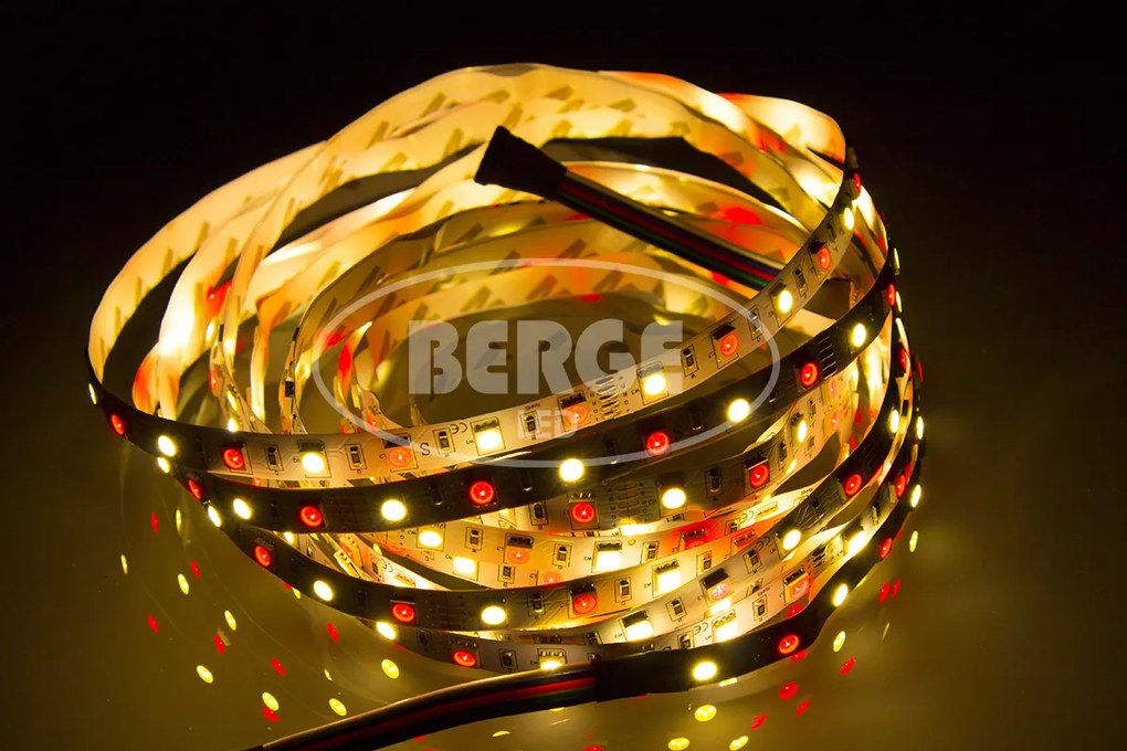 BERGE LED pásek - SMD 5050 - RGB+NW- 5m - 60 LED/m - 14,4 W/m - IP20