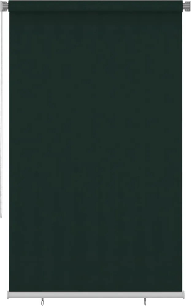 Venkovní roleta 145 (Š) x 230 (V) cm tmavě zelená HDPE 312826