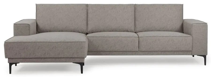 Taupe rohová pohovka (levý roh/s lenoškou) Copenhagen – Scandic