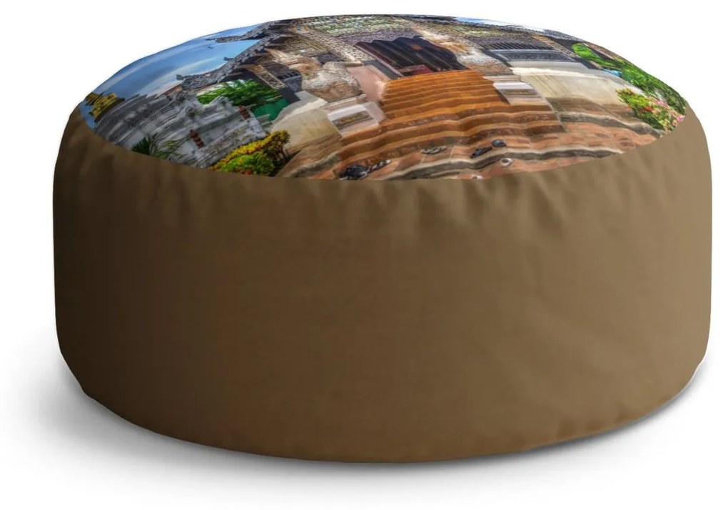 Sablio Taburet Circle Chrám: 38x48 cm