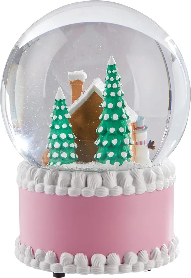 X-MAS Sněhová koule hrací 12 cm