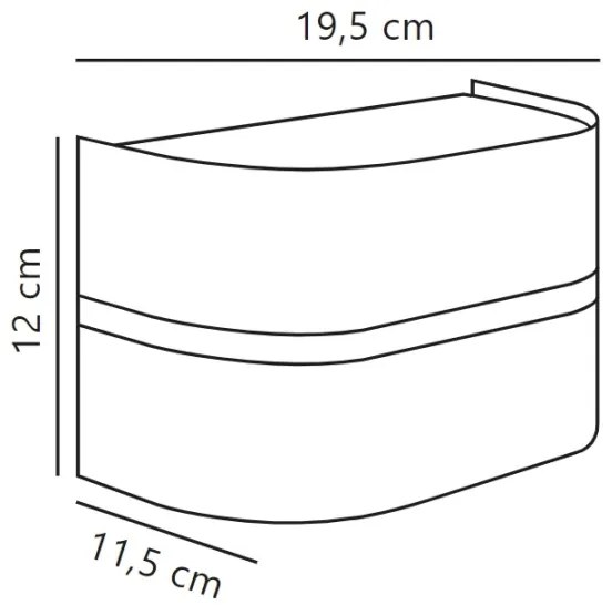 Nordlux - Venkovní nástěnné svítidlo SIBELIS 1xE27/10W/230V IP44 hnědá