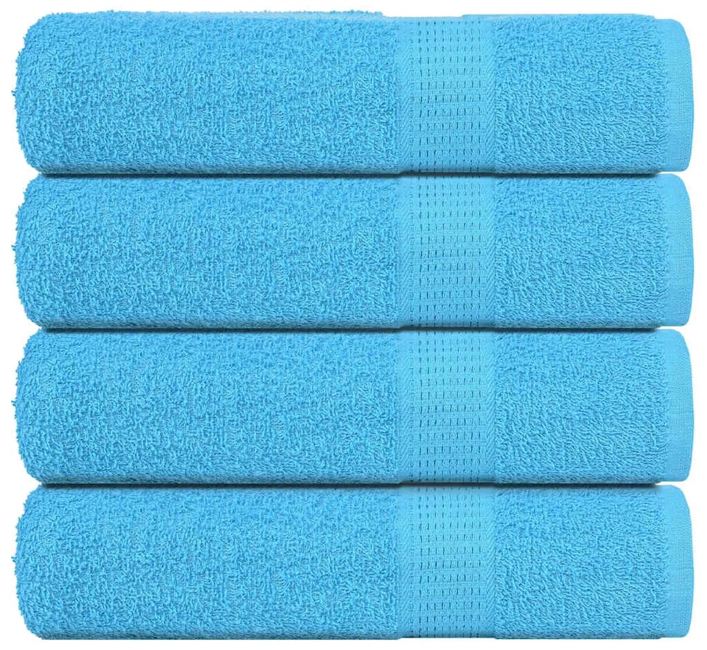 Ručníky FROGN 4 ks tyrkysové 50x100 cm 360 g/m² 136975
