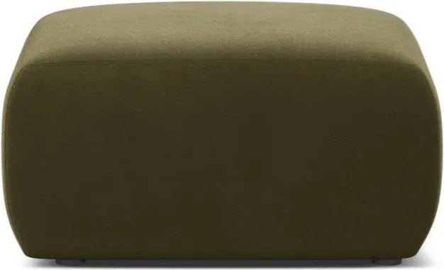 Khaki sametový taburet Molino – Micadoni