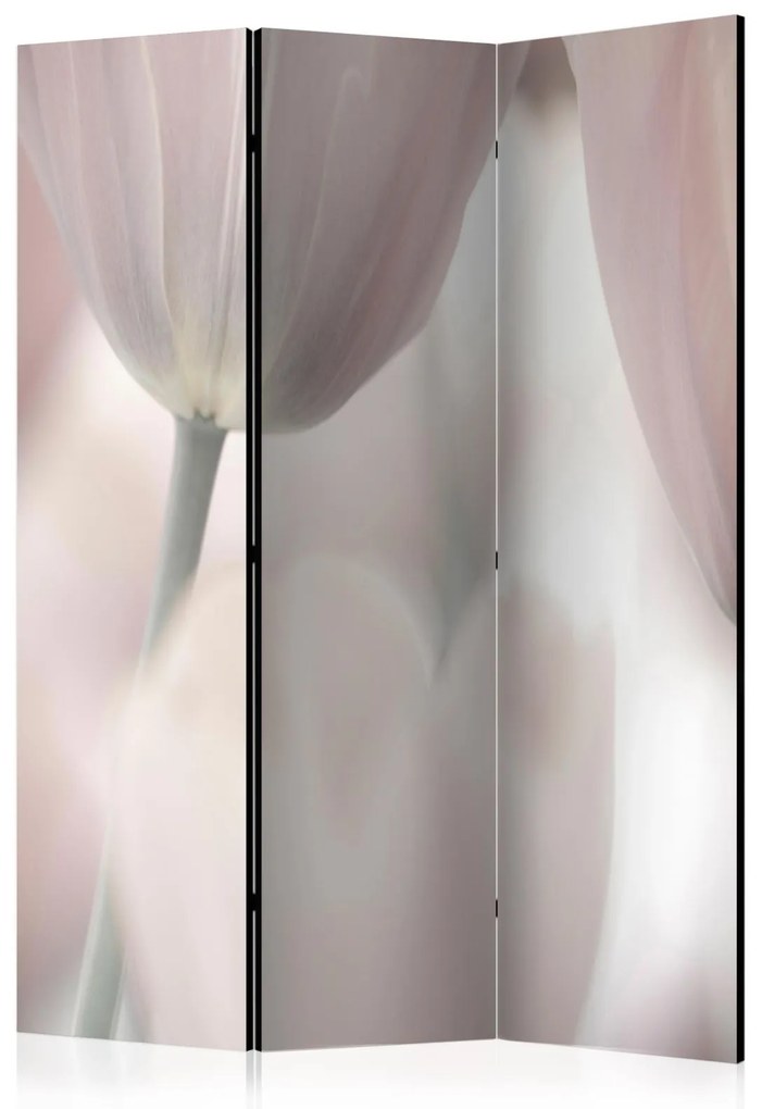 Paraván - Tulips fine art - black and white [Room Dividers] 135x172