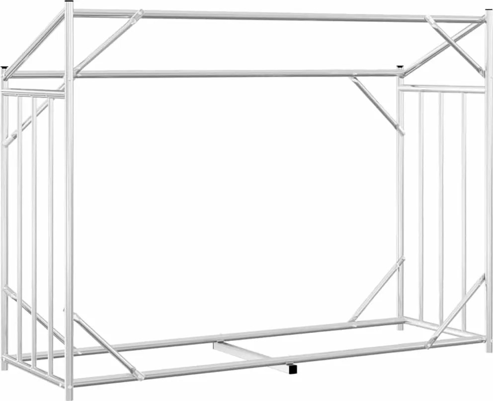 vidaXL Stojan na palivové dřevo s krytem 151x60,5x110,5 cm [4104941]