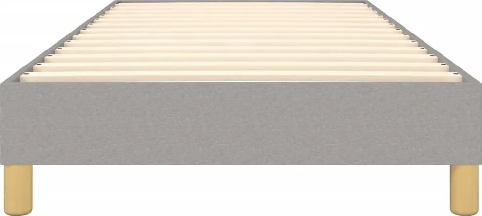 vidaXL Box spring postel 100 x 200 cm textil [3120590] Barva: Tmavě šedá
