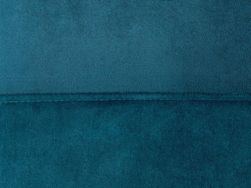 Houpací křeslo mořská modrá ELLAN Beliani