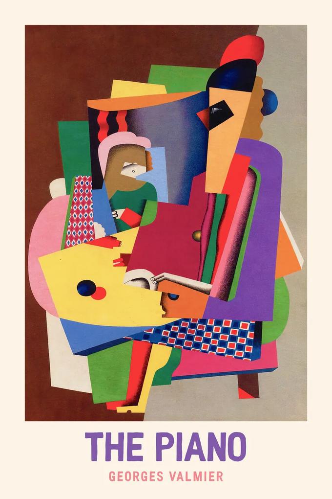 Obrazová reprodukce The Piano (Abstract / Bauhaus) - Georges Valmier, (26.7 x 40 cm)