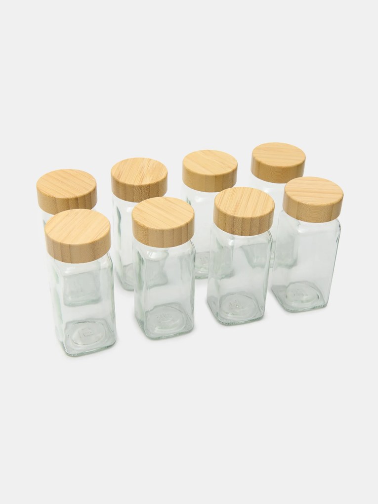 Sinsay - Dózy na koření s nálepkami 6 pack - clear