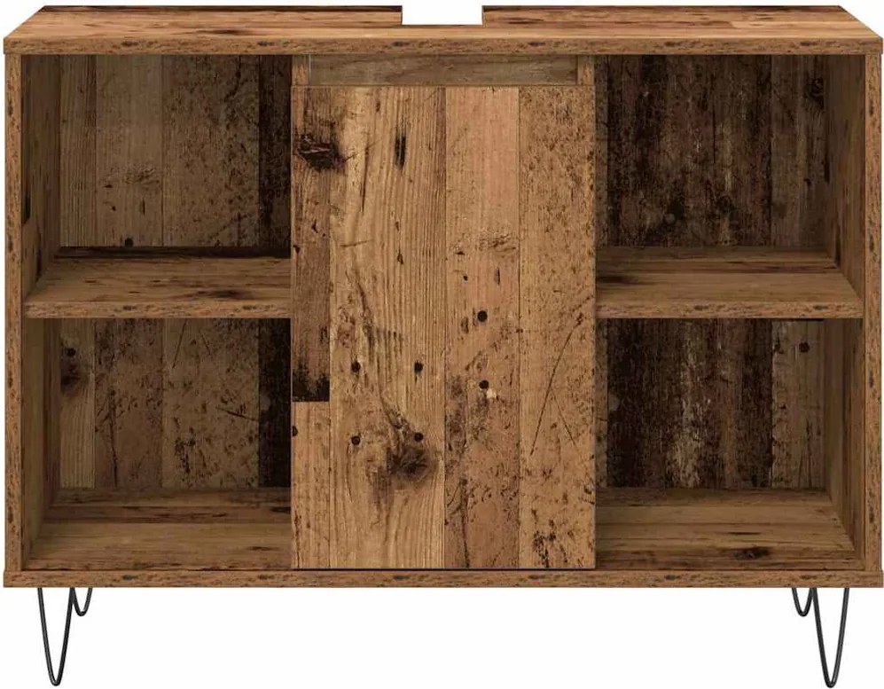 Sada koupelnového nábytku 3 ks Staré dřevo 30 x 30 x 180 cm 3378507