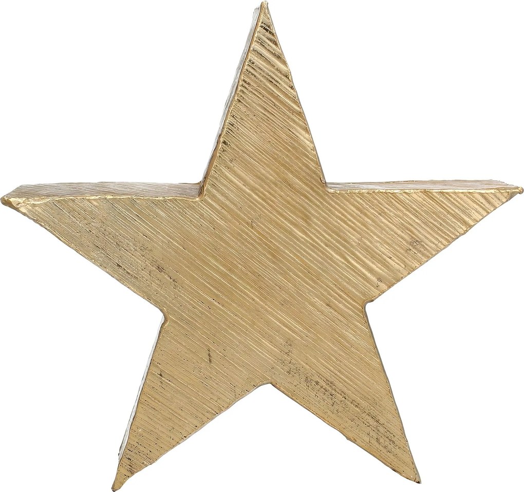 Dekorace Gold Star 32cm