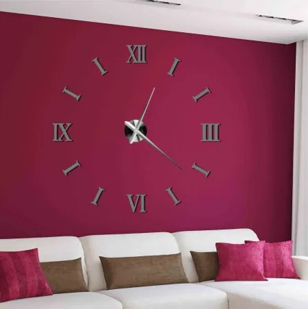 Designové nástěnné hodiny do obývacího pokoje – Římská čísla | SENTOP 12S037
