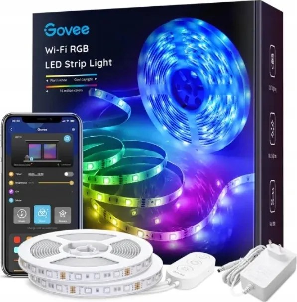 Inteligentní Led Páska 10M (2 x 5 m) Govee H6110 36W Aplikace