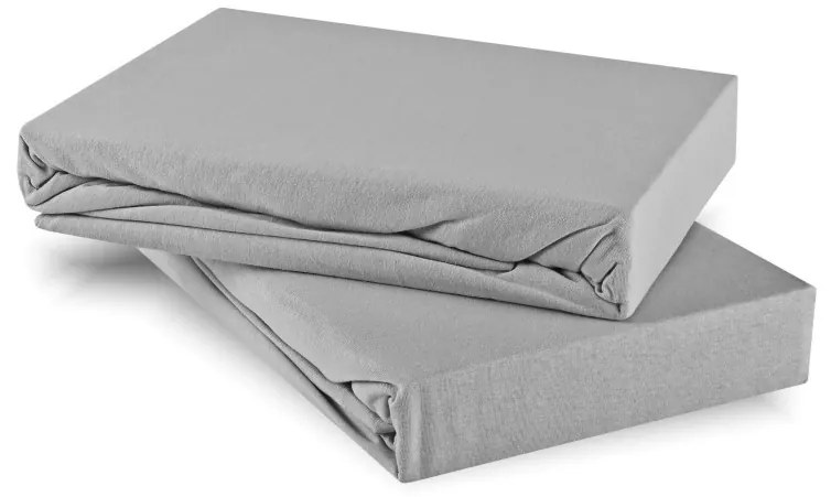 Prostěradlo ložní šedá jersey EMI, Dětská plachta 60x120