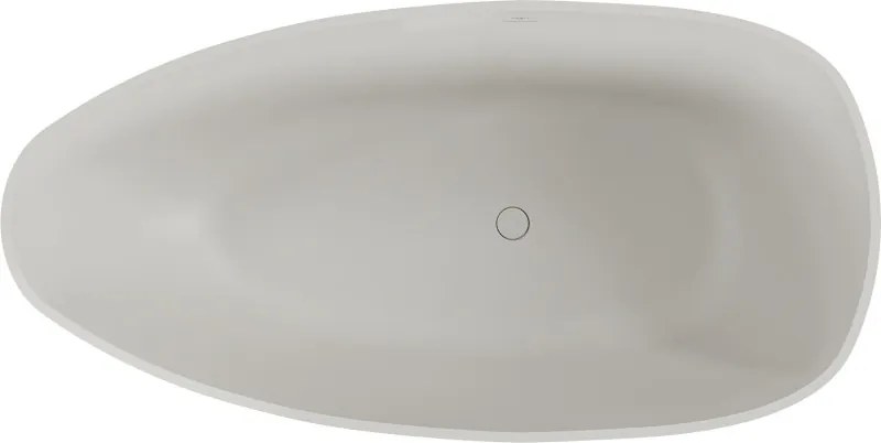 Mexen Imola samostatně stojící vana z konglomerátu 160 x 81 cm, beton mat - 57281608061