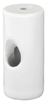 Elhard Držák na kabel nástěnný Retro Keramik, 20x45mm, bílý KP1002W