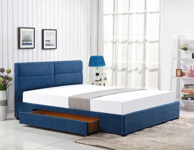 Halmar postel MERIDA barevné provedení modrá