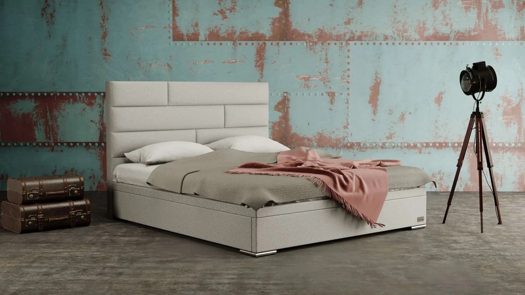 Materasso Čalouněná postel SPECTRA boxspring ROZMĚR: 2x (100x200) cm - boxspring