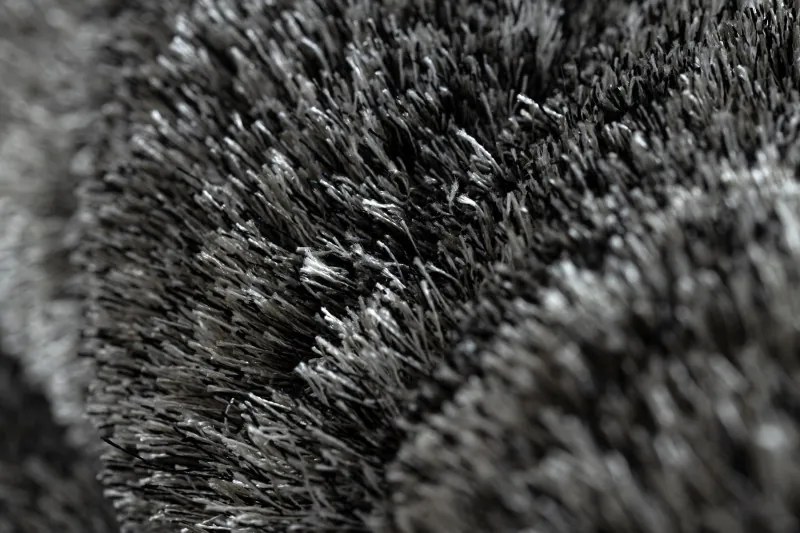 Dywany Łuszczów, Kusový koberec Flim 008-B2 Circles grey, 80x150, šedá, ložnice